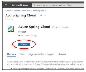 Deploying a Spring application to Azure Cloud